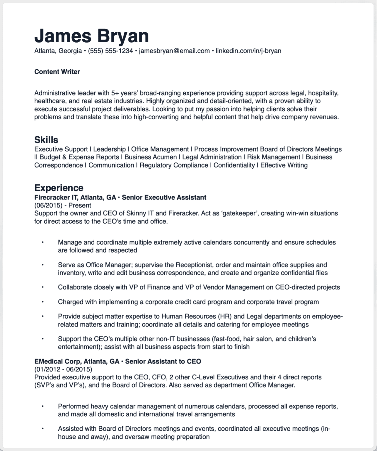 How To Write A Career Change Resume Guide Templates Examples 