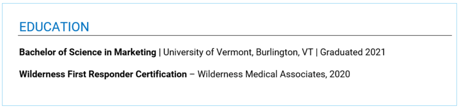 How to List Certifications on Your Resume (With Examples)