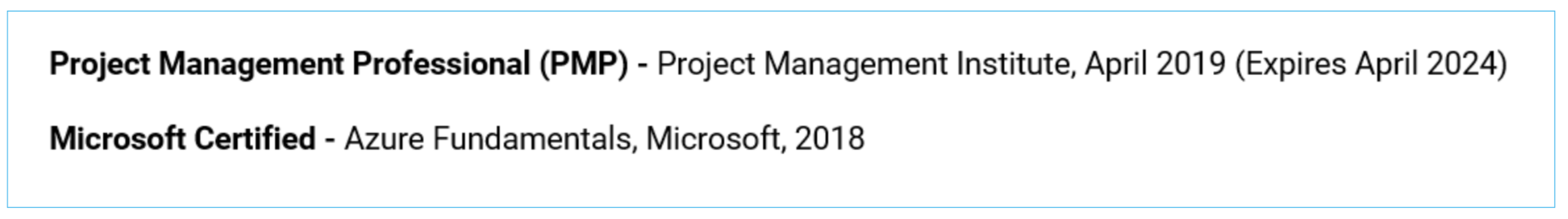 How to List Certifications on Your Resume (With Examples)