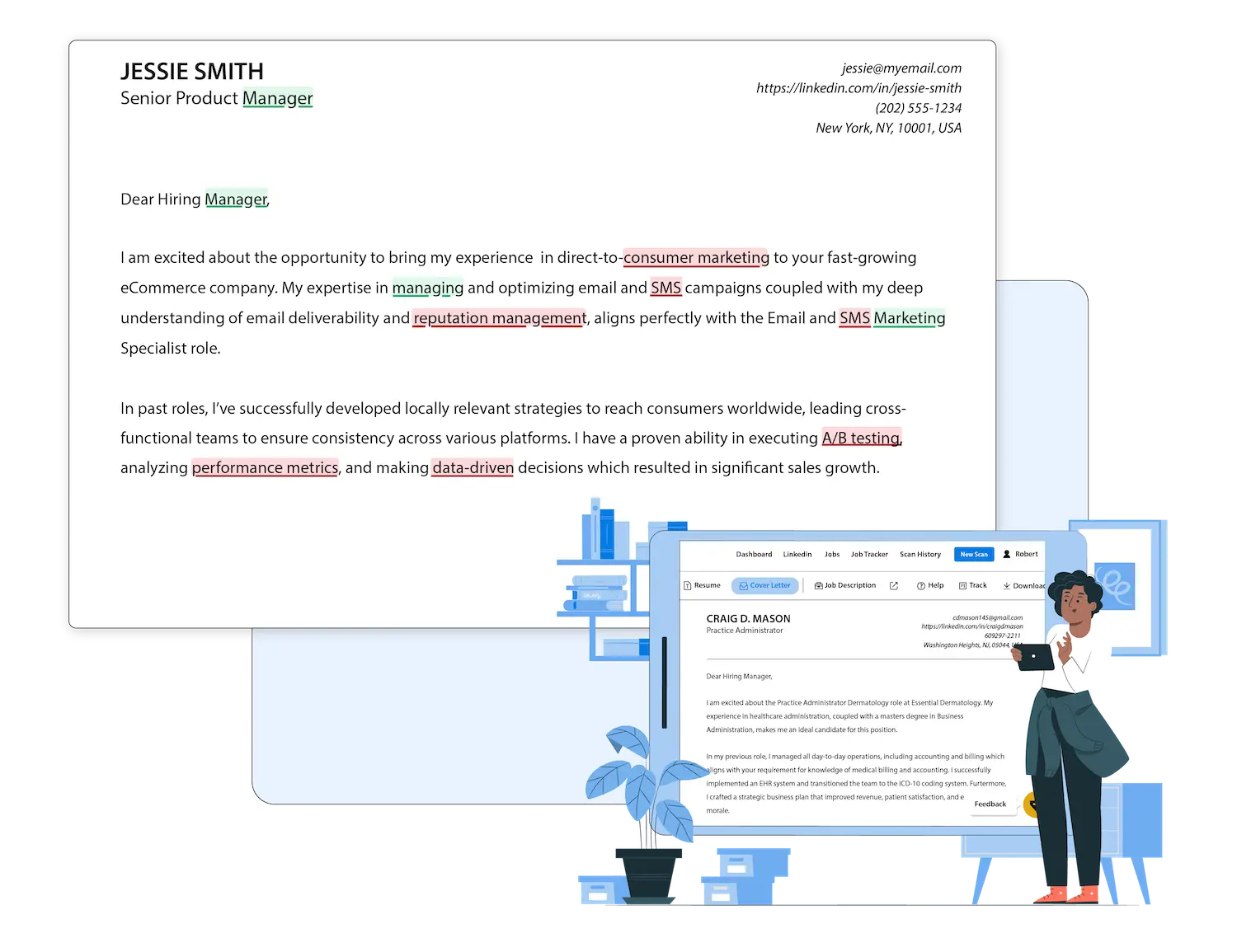 Jobscan AI Cover Letter: One-Click to Your Next Interview