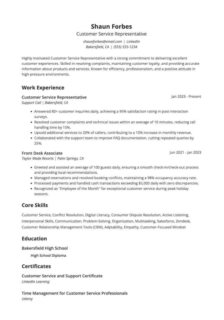Customer Service Skills You Need on Your Resume (Examples)