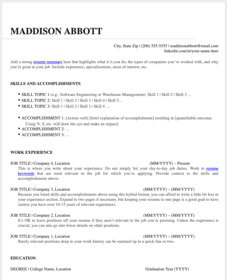 How to Write a Career Change Resume (Guide, Templates, & Examples ...