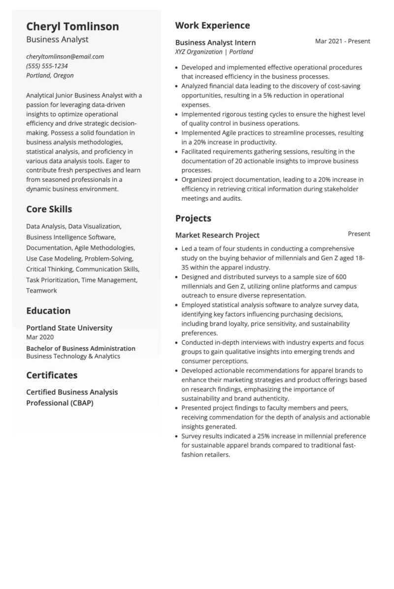 Agile Business Analyst Resume Agile Business Analyst Resume Examples