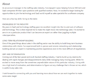 How to Write a LinkedIn Summary (With 21 Examples)