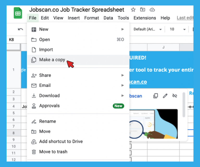 Simplify your Job Search with a Job Search Spreadsheet [Template + Free ...