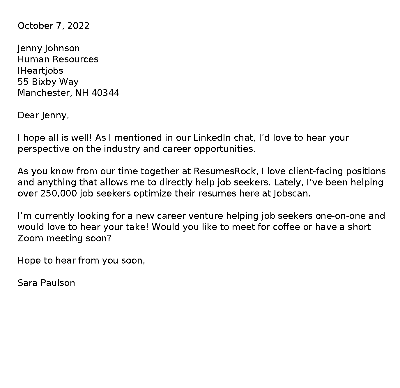 Cover Letter Examples For Job Seekers In 2022 2022 