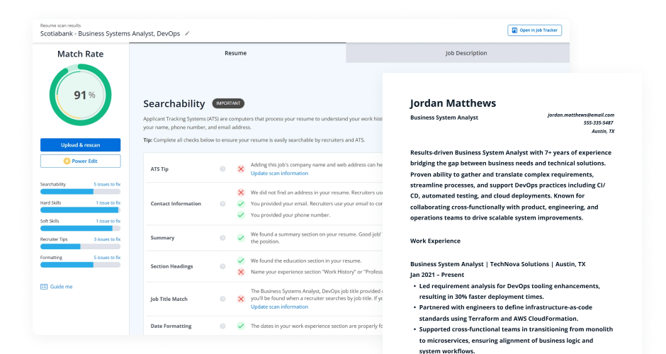 Resume Scanner | Free ATS Resume Checker