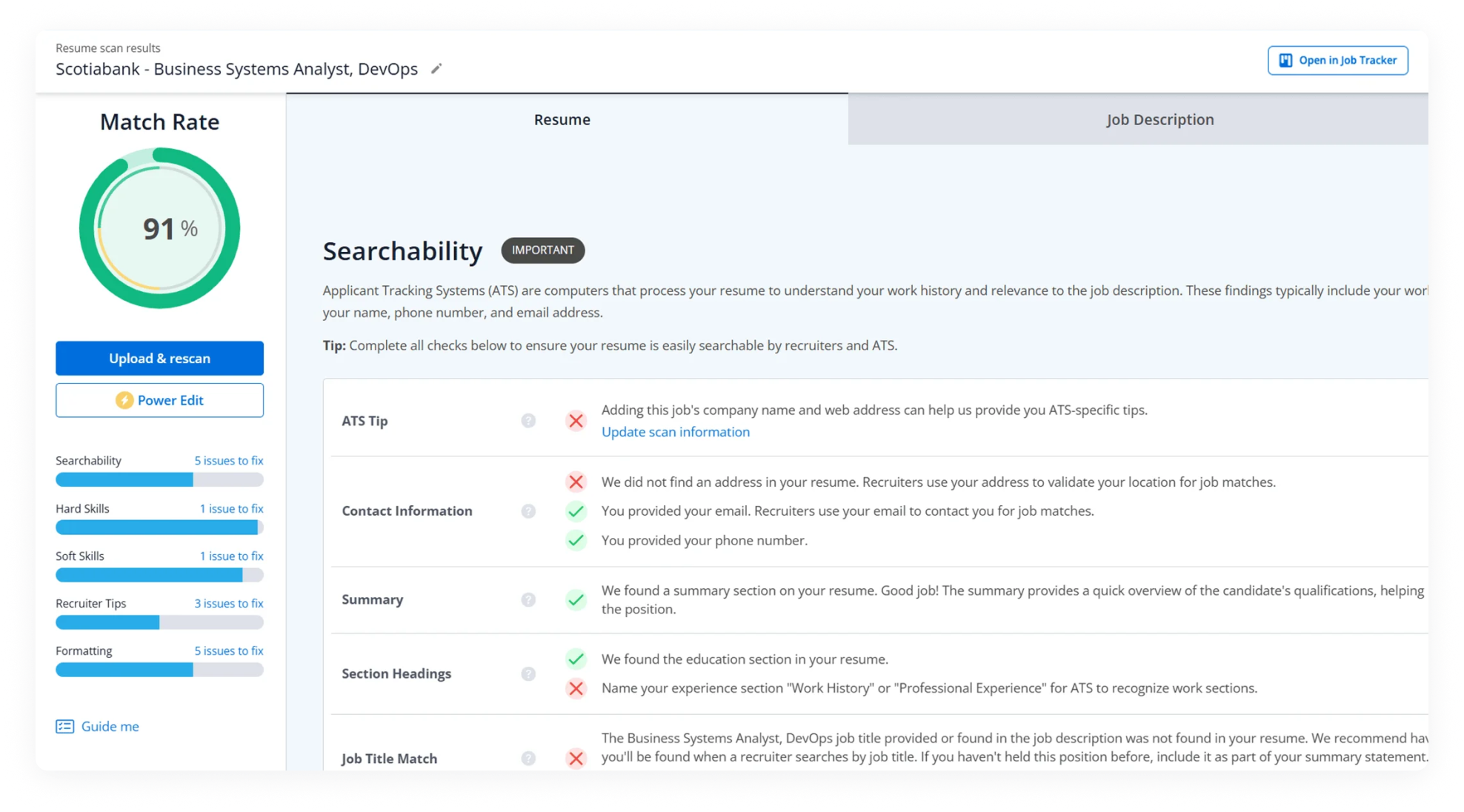 Resume Fixer | Fix My Resume with Jobscan