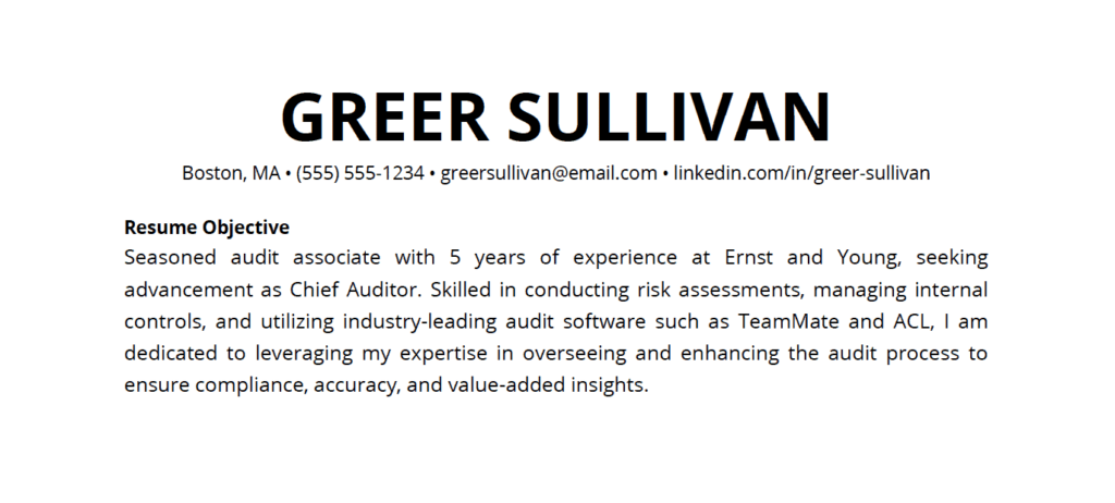 54 Resume Objective Examples For Your Resume