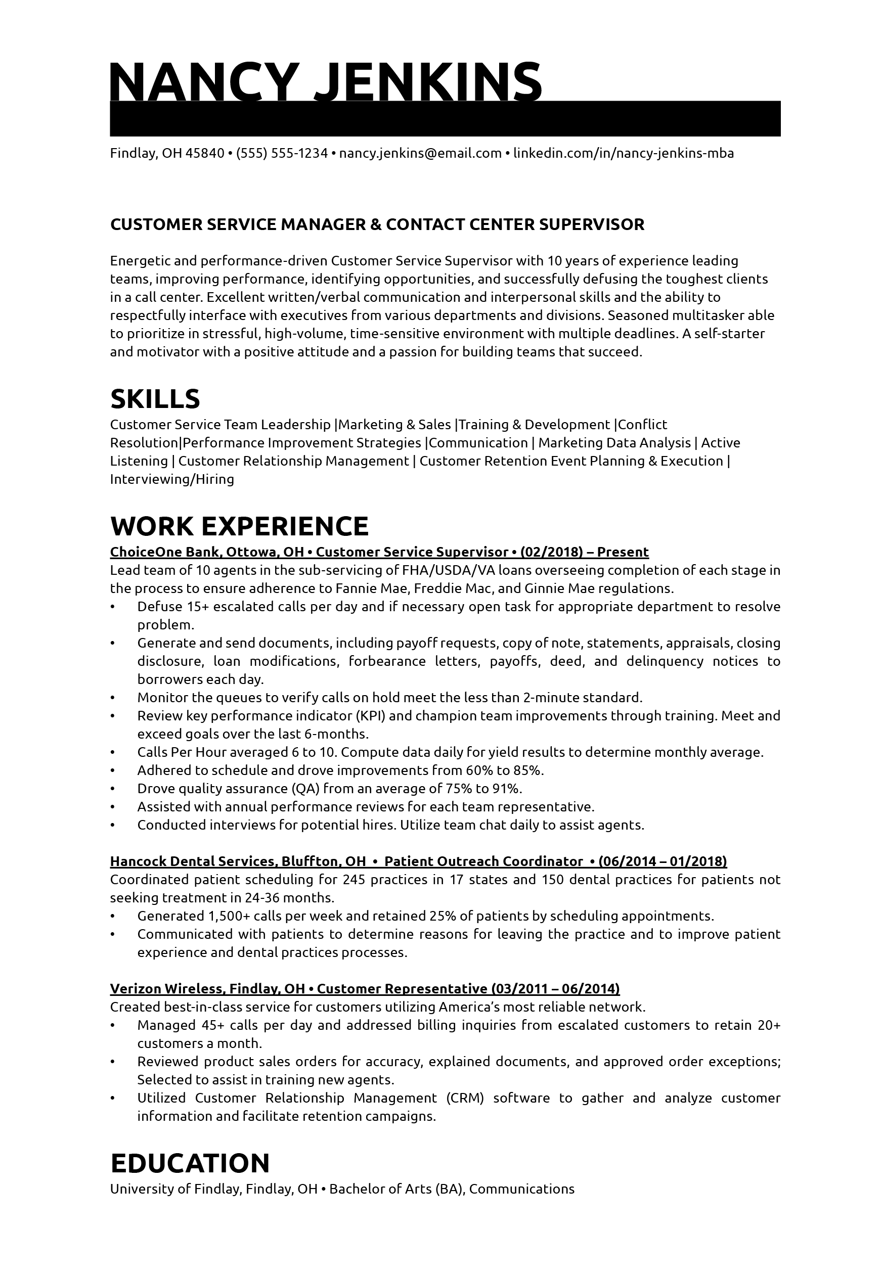 Job Resume Samples For Customer Service Job Resume Samples For Customer Service