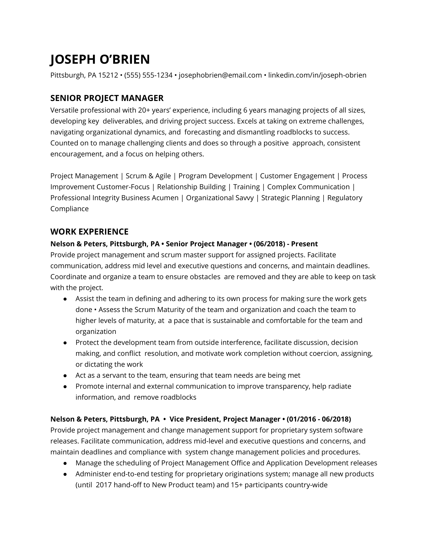 Entry Level Construction Management Resume Note0430