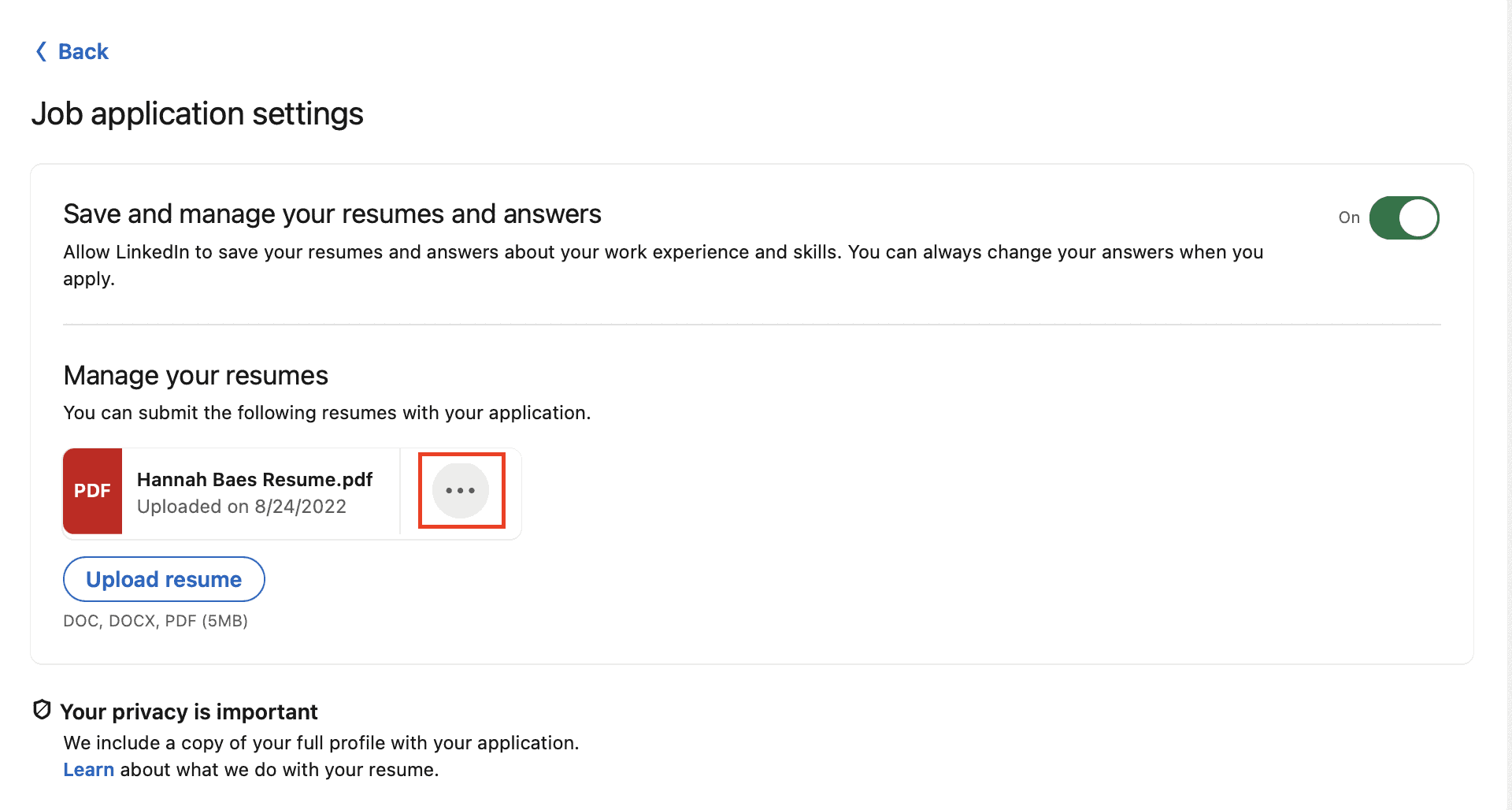 How to Upload Your Resume to LinkedIn | Step-by-Step Pics