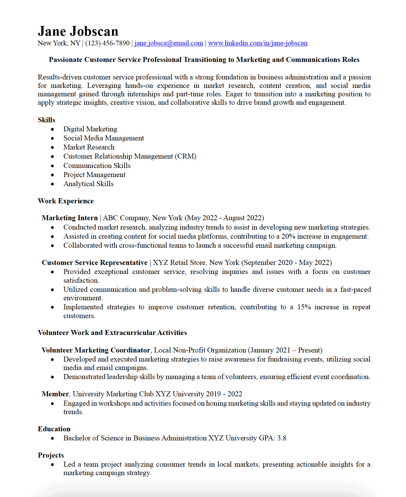 What to Put On A Resume To Stand Out To Recruiters - Jobscan