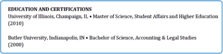 How to List Degrees on Your Resume - Jobscan