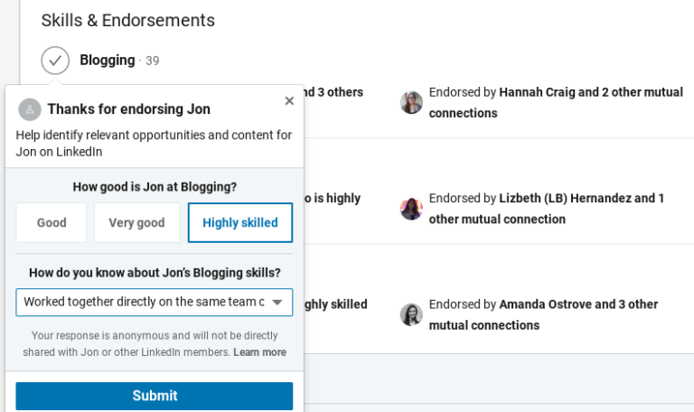 How to Endorse and Get Endorsements on LinkedIn