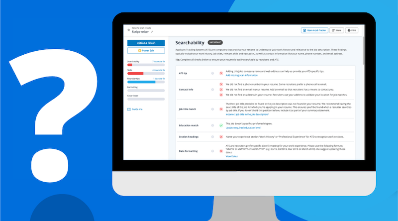 Why does the Jobscan resume scanner say my resume is missing dates ...
