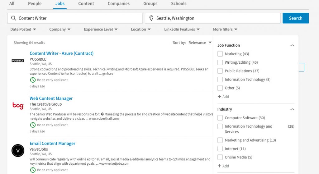 5 Different Ways to Job Search on LinkedIn - Jobscan Blog