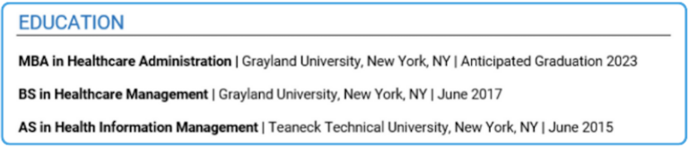 How to List Degrees on Your Resume - Jobscan