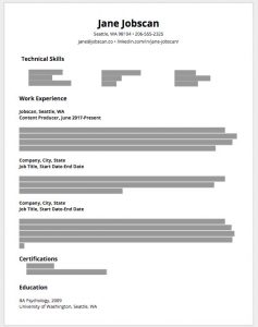 Resume Sections: What You Need and Where You Need Them