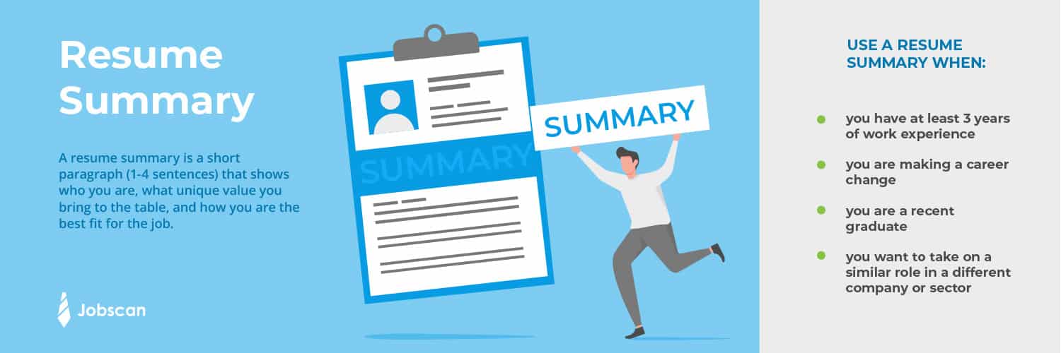 How to Write a Resume Summary Statement