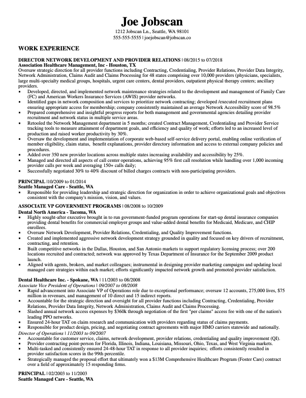 Resume Examples - Jobscan